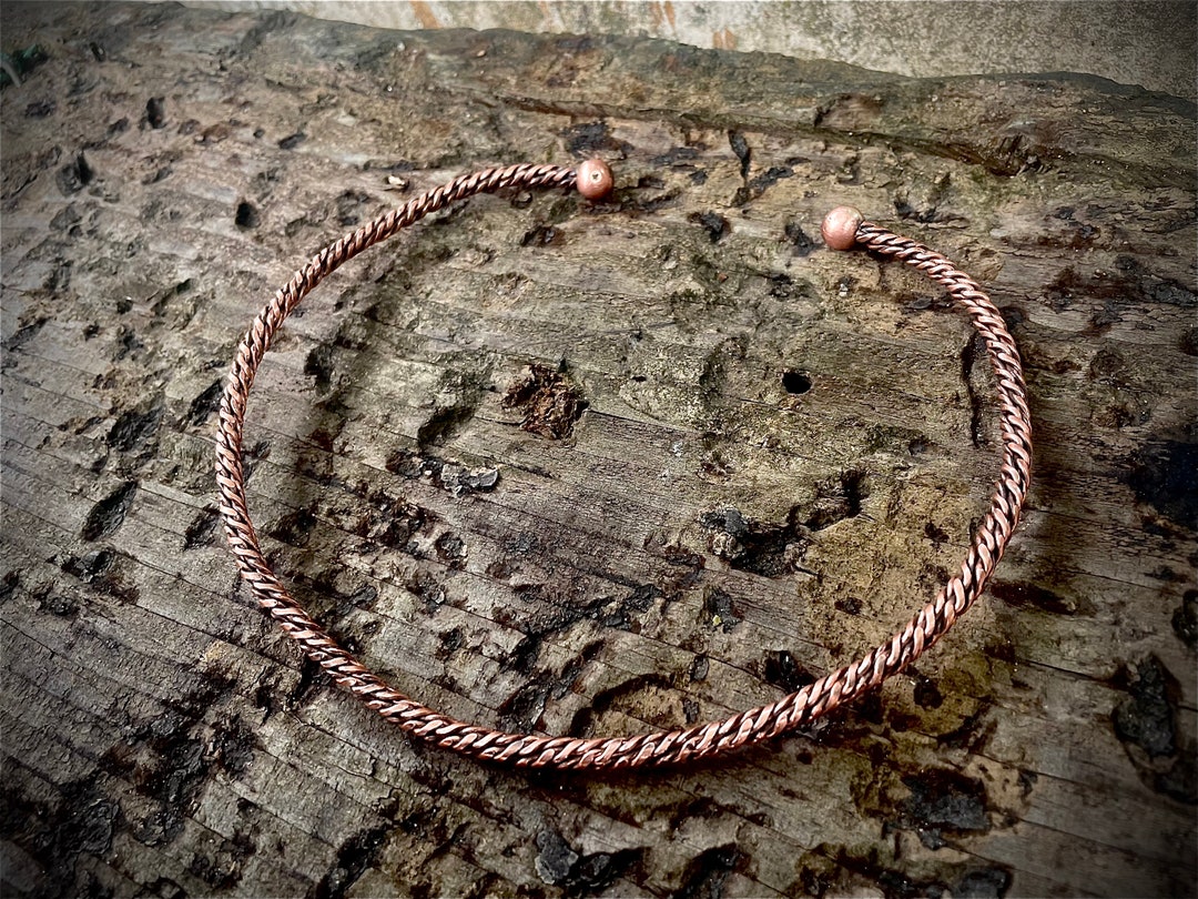 Orme Made Viking Celtic Neck Torc Made in Copper, Bronze, Sterling Silver, 9ct Gold - Etsy UK