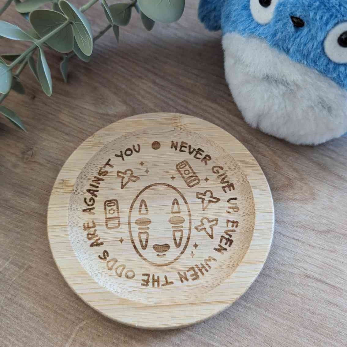 Bamboo Coasters - Fanart - Studio Ghibli - Süß Und Kawaii - 9cm - Etsy