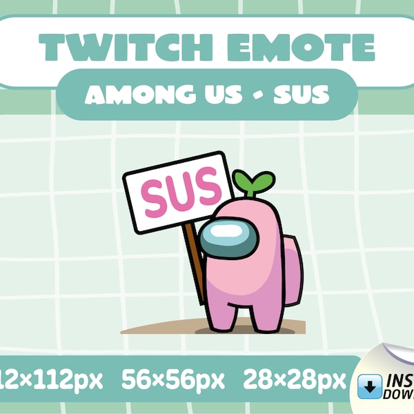 Among Us Twitch Emotes - Etsy