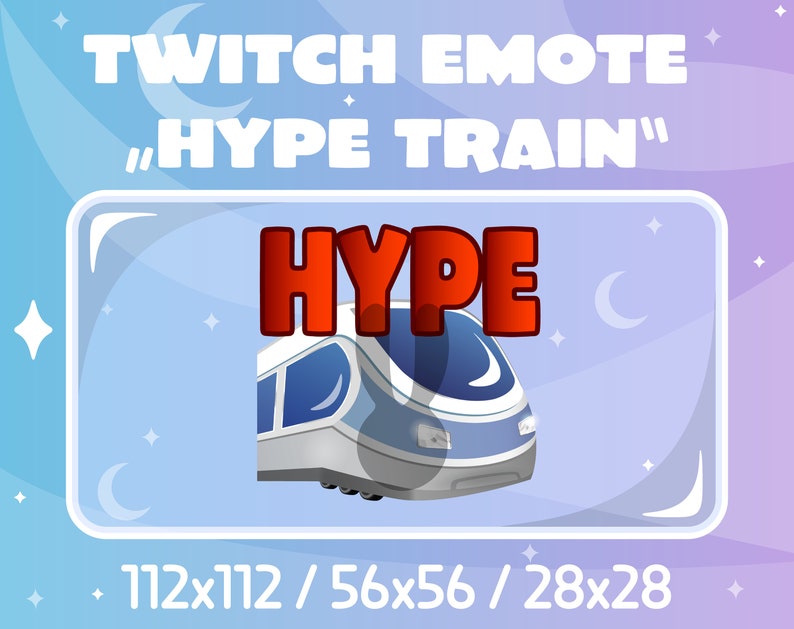 Twitch Emote - Hype Train - Etsy
