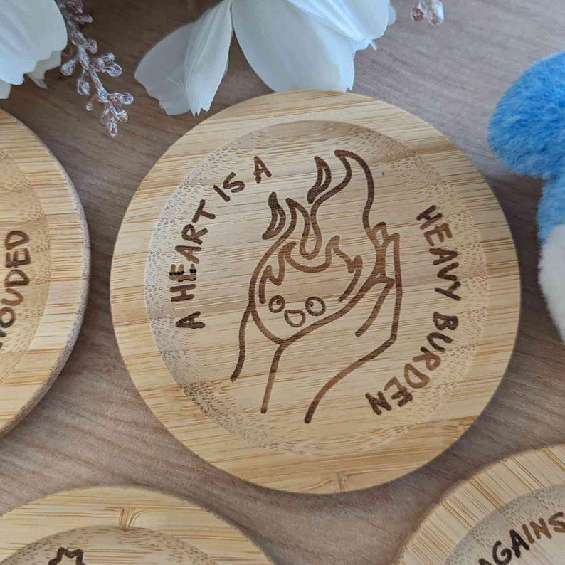 Set of 4 - Fanart - Studio Ghibli - Coasters - Cute and Kawaii - Etsy