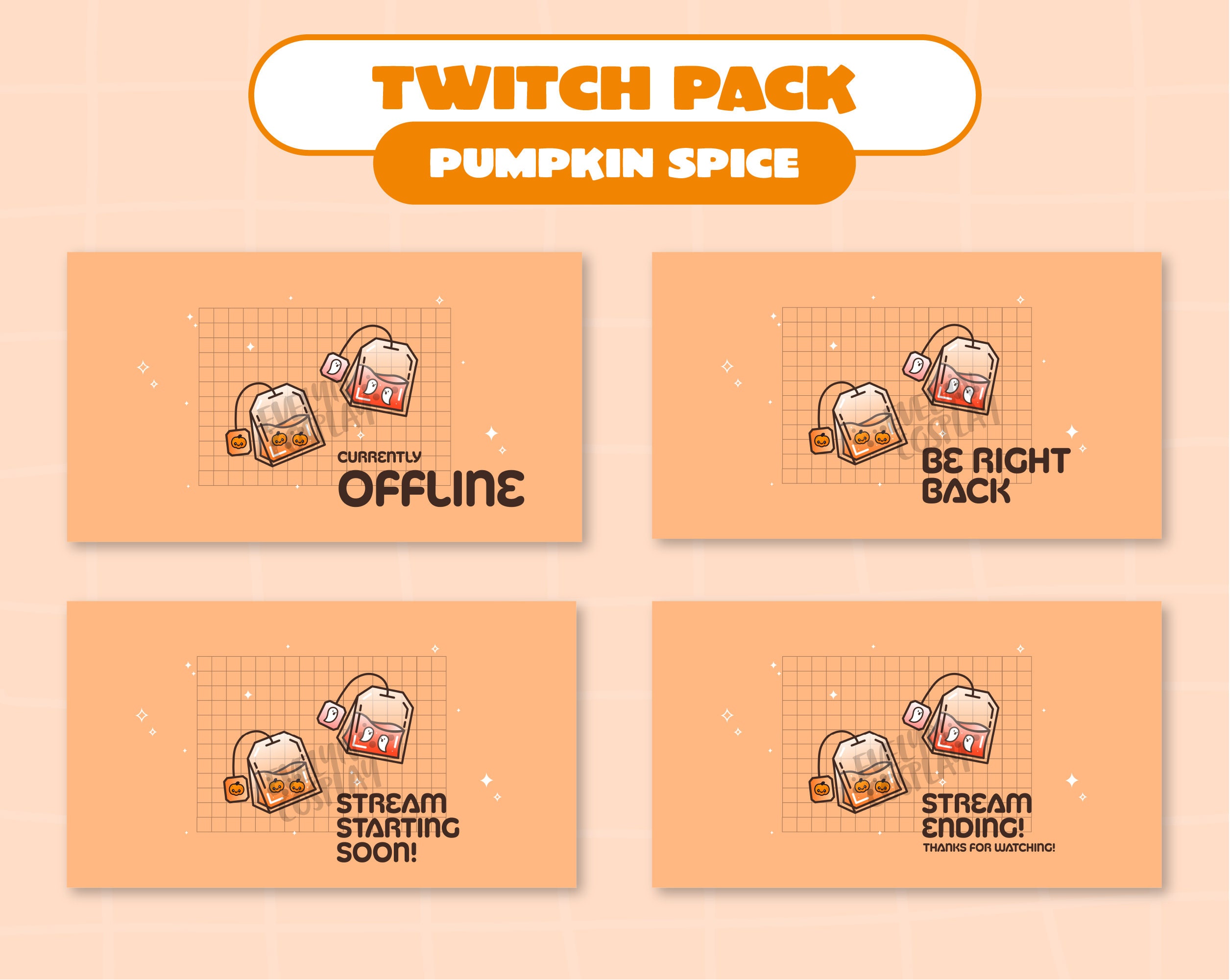 Spooky Szn Season Twitch Overlay Package W Panels Banner - Etsy