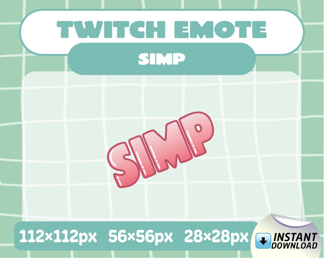Discord Emote - Simp - Etsy