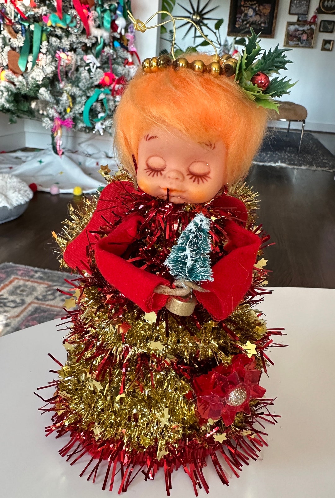 Vintage Japan Angel Tree Topper - Etsy