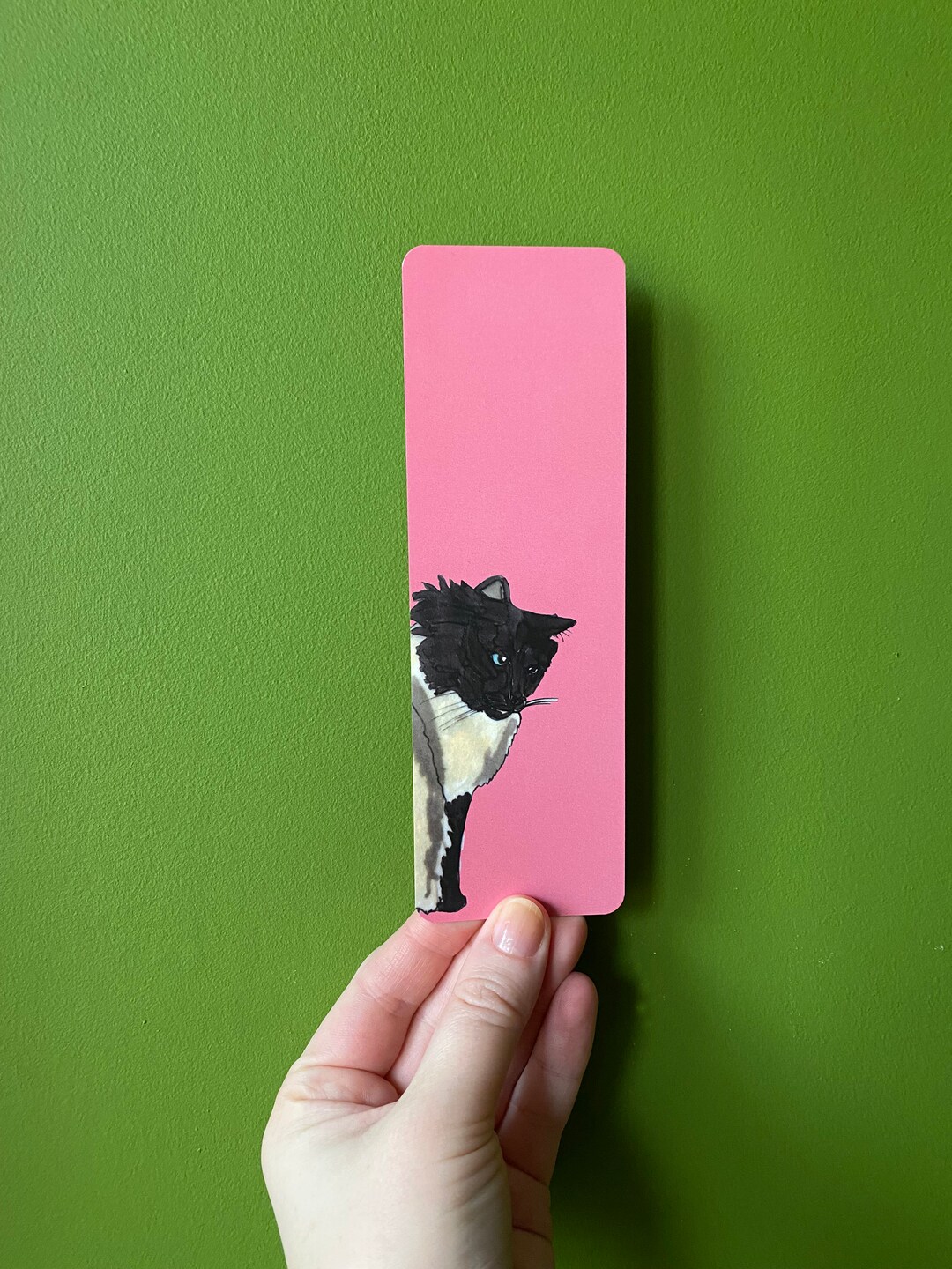 Goofy Des Bookmark / Cat Print / Goofy Cat / Silly Cat / Ragdoll ...