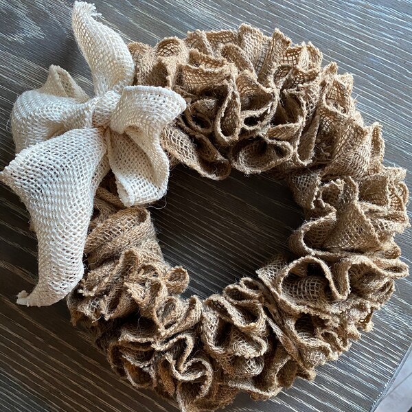 Summer Burlap Wreath - Etsy