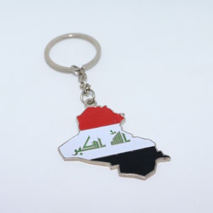 Key Chains - Iraq Design - Iraq Map - Iraq Pendant - Iraq Flag - Free ...