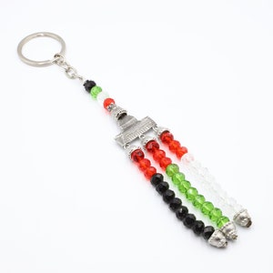 Palestine Flag Crystal Key Chain , Palestine Design , Palestine Flag ...