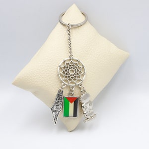 Palestine Key Chain - Palestine Flag Key Chain - Handala Design ...
