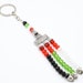 Palestine Flag Crystal Key Chain , Palestine Design , Palestine Flag ...