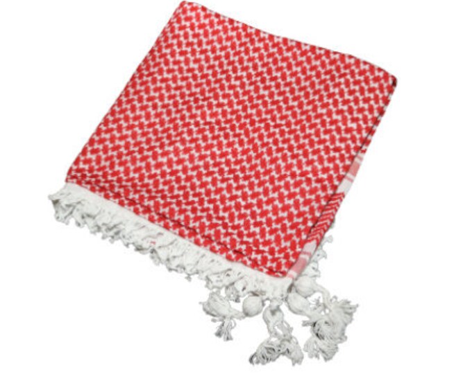 Jordanian Scarf , Red Scarf , Keffiyeh Scarf , Hattah , Shemagh ...