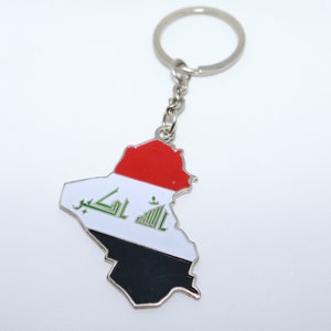 Key Chains - Iraq Design - Iraq Map - Iraq Pendant - Iraq Flag - Free ...