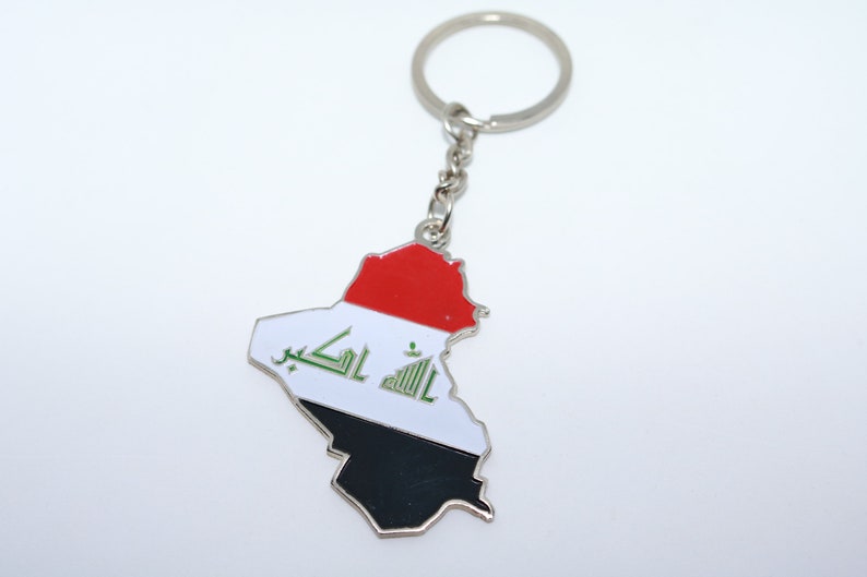 Key Chains Iraq Design Iraq Map Iraq Pendant Iraq Flag - Etsy