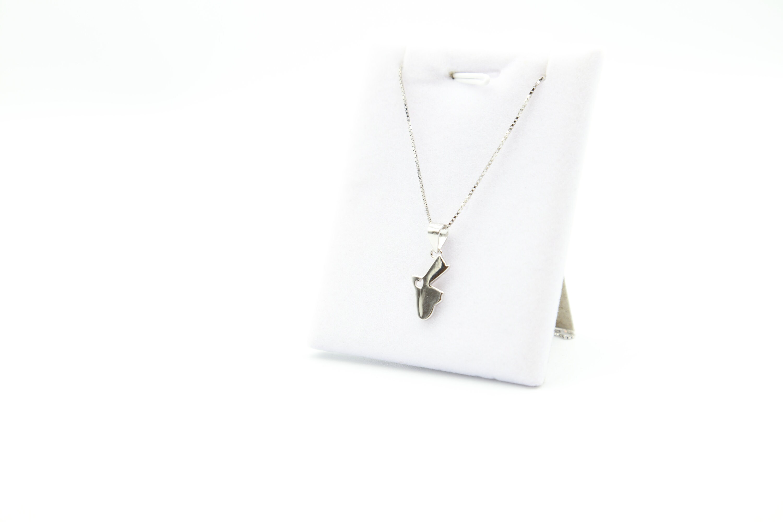 Jordan Pendant Jordan Necklace 925 Sterling Silver Map - Etsy