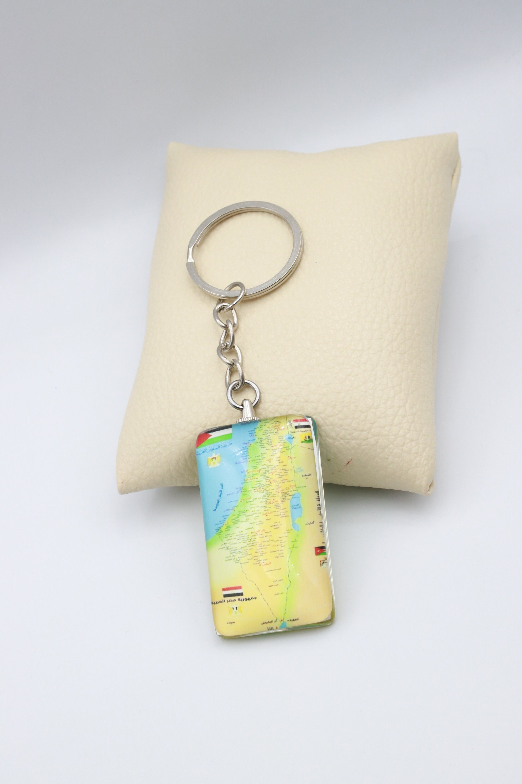 Palestine Map Keychain Palestine Map Designed Jerusalem - Etsy