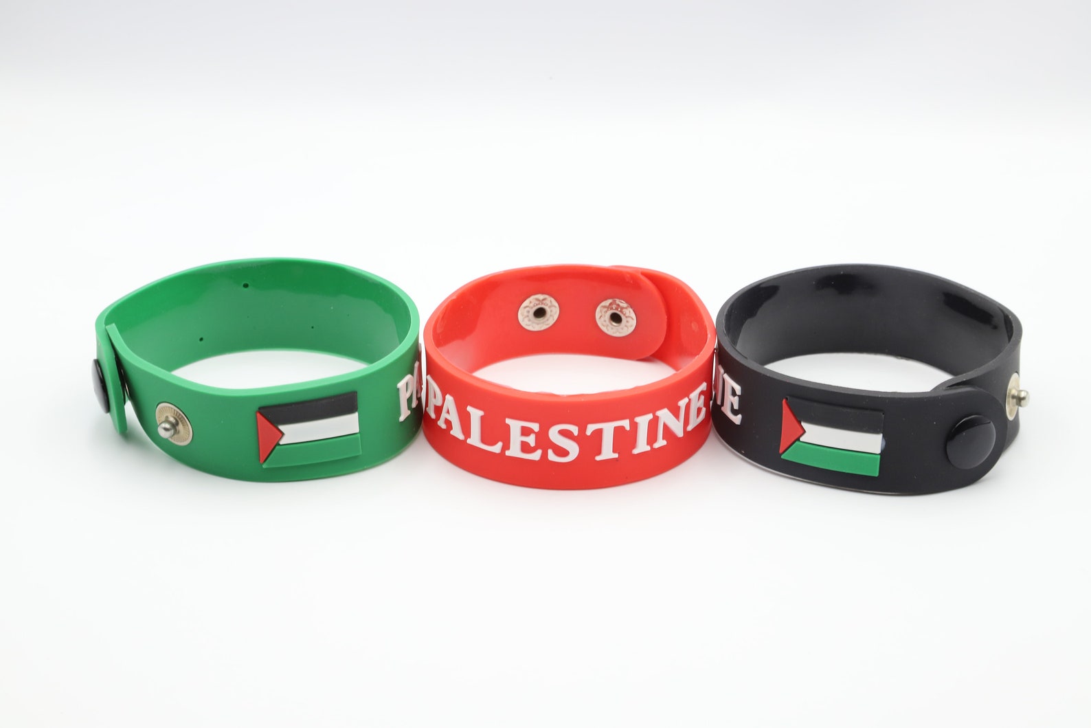 Palestine Bracelet Palestinian Men Palestine Flag Design Rubber ...