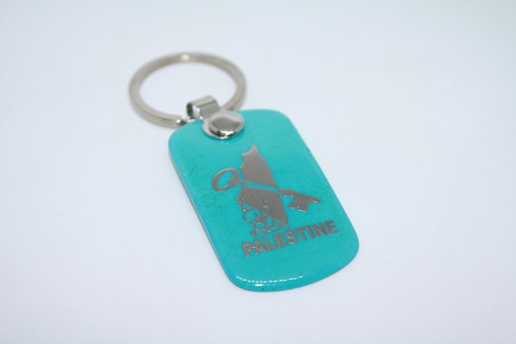 Keychains Palestine Design Palestine Map Palestine | Etsy