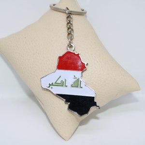 Key Chains - Iraq Design - Iraq Map - Iraq Pendant - Iraq Flag - Free ...