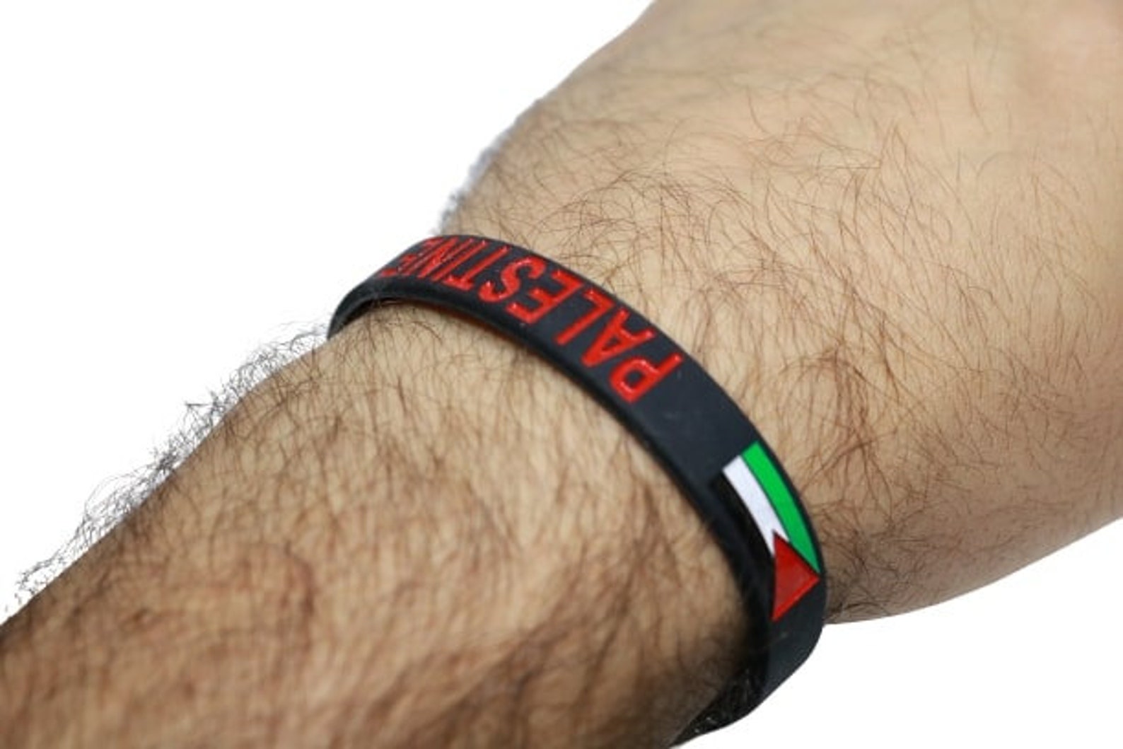 Palestine Bracelet Palestine Flag Design Rubber Bracelet - Etsy
