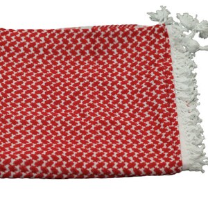 Jordanian Scarf Red Scarf Keffiyeh Scarf Hattah - Etsy