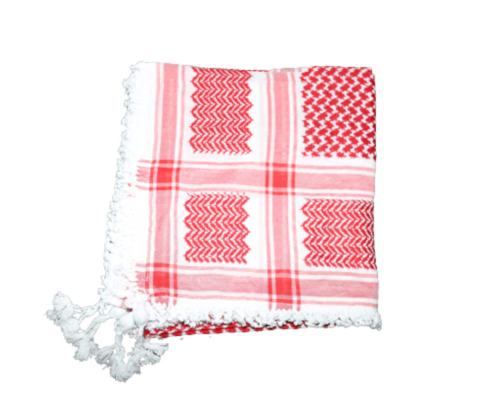 Jordanian Scarf Red Scarf Keffiyeh Scarf Hattah - Etsy