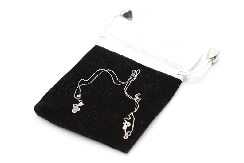 Jordan Pendant Jordan Necklace 925 Sterling Silver Map - Etsy