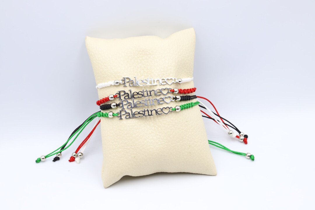 Palestine Bracelet , Palestinian , Fabric Bracelet , Palestinian Woman ...