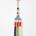 Palestine Flag Crystal Key Chain Palestine Design - Etsy