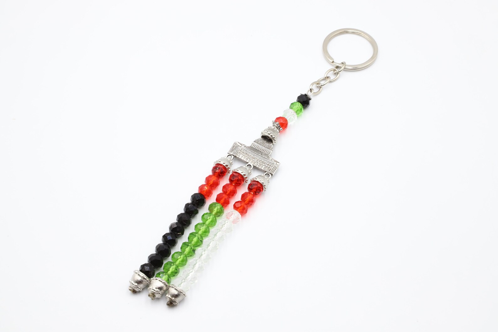 Palestine Flag Crystal Key Chain Palestine Design - Etsy