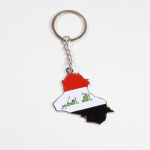 Key Chains - Iraq Design - Iraq Map - Iraq Pendant - Iraq Flag - Free ...