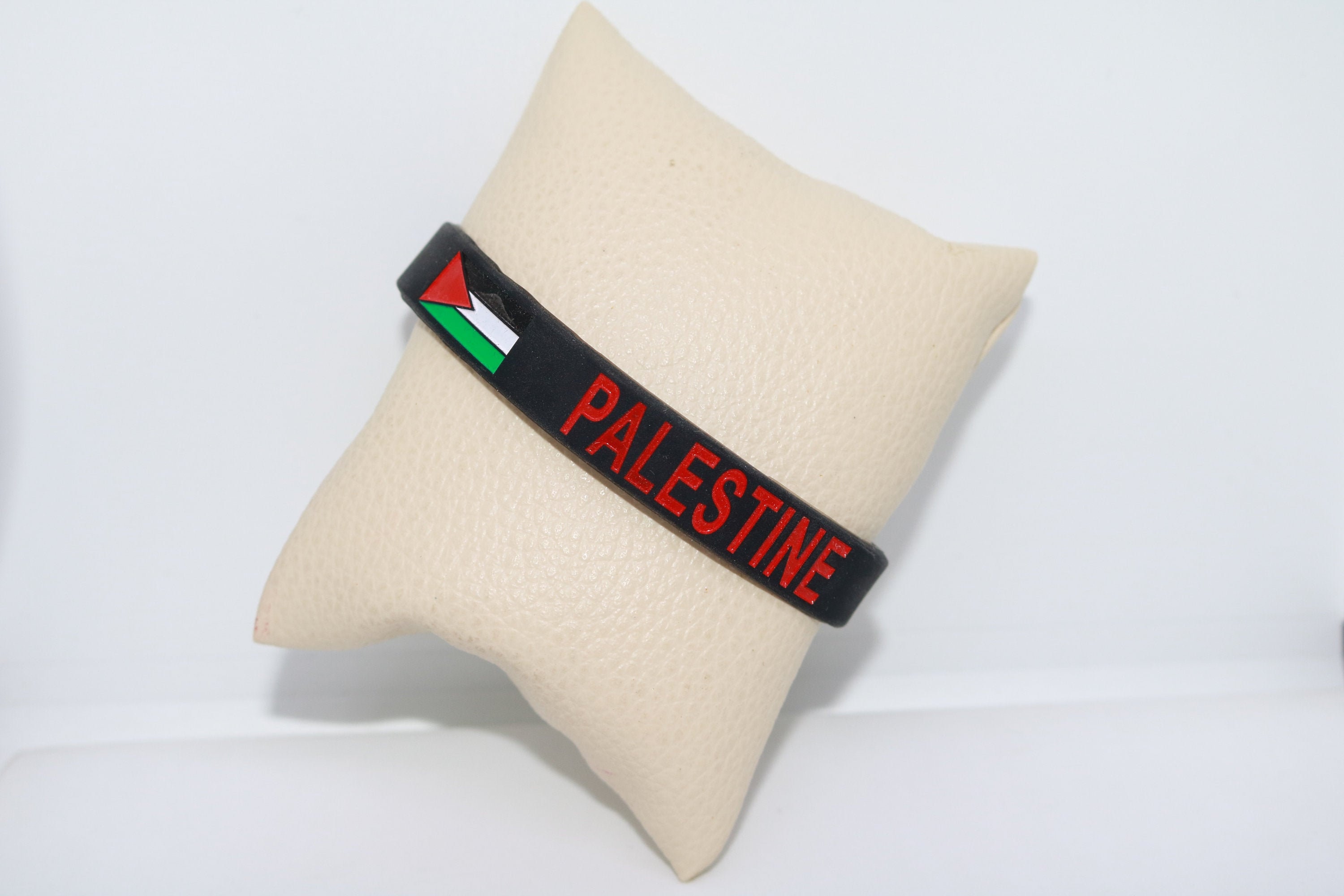 Palestine Bracelet Palestine Flag Design Rubber Bracelet | Etsy
