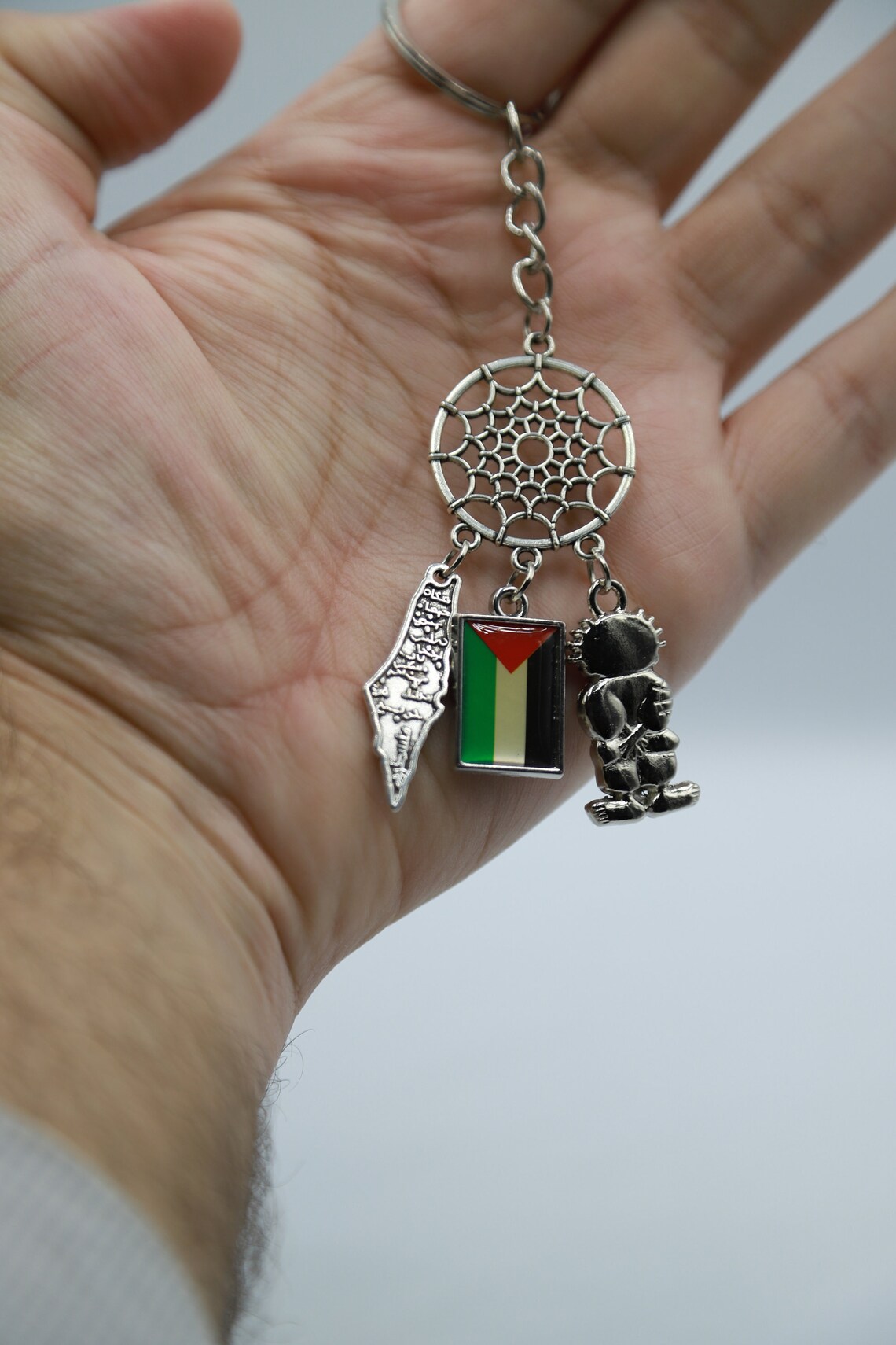 Palestine Key Chain Palestine Flag Key Chain Handala | Etsy