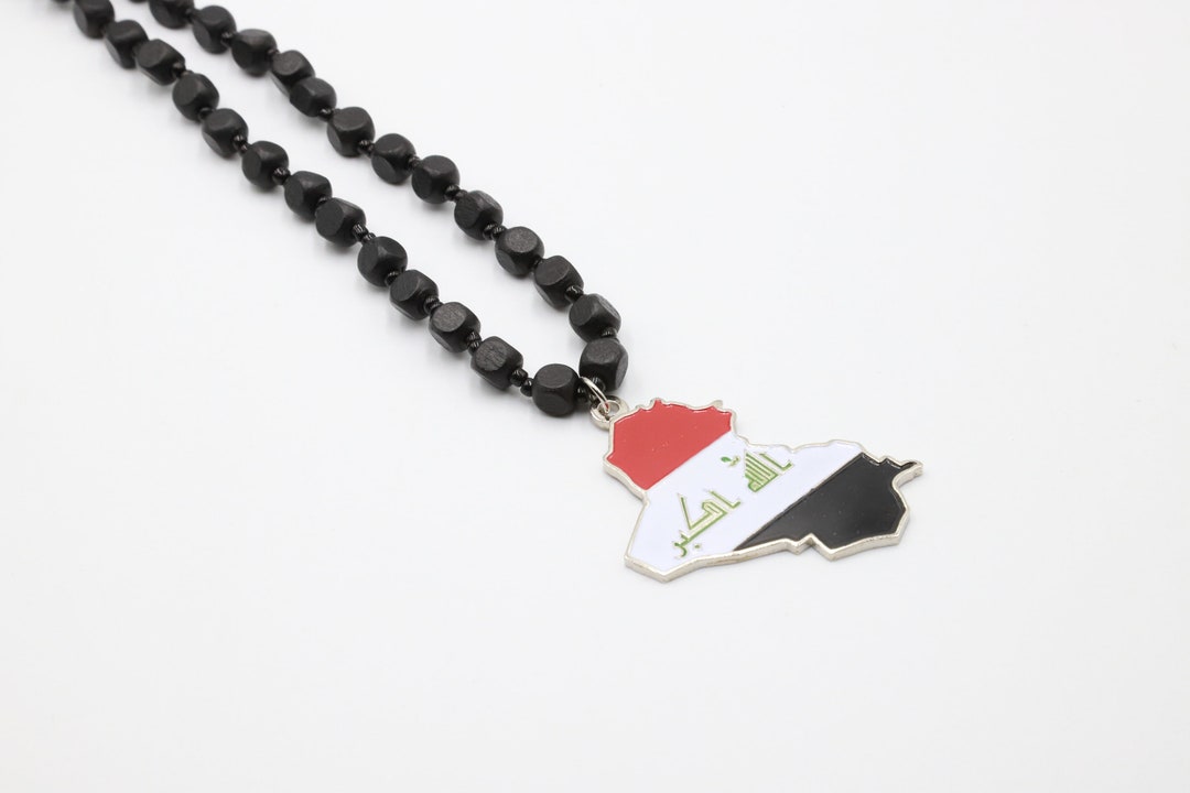 Iraq Map Necklace Iraq Flag Necklace Flag Iraq Design Iraq Map Iraq ...
