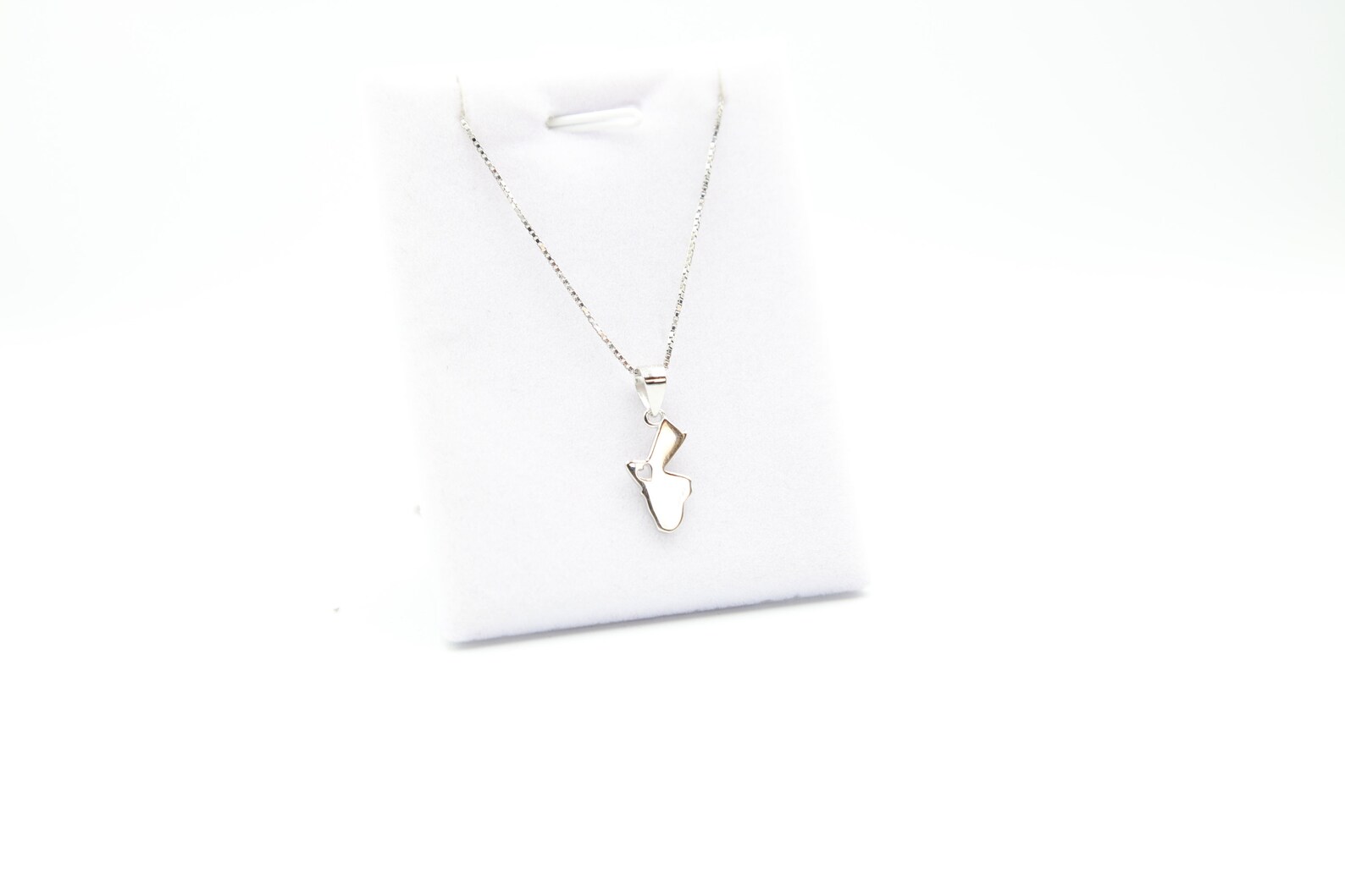 Jordan Pendant Jordan Necklace 925 Sterling Silver Map - Etsy