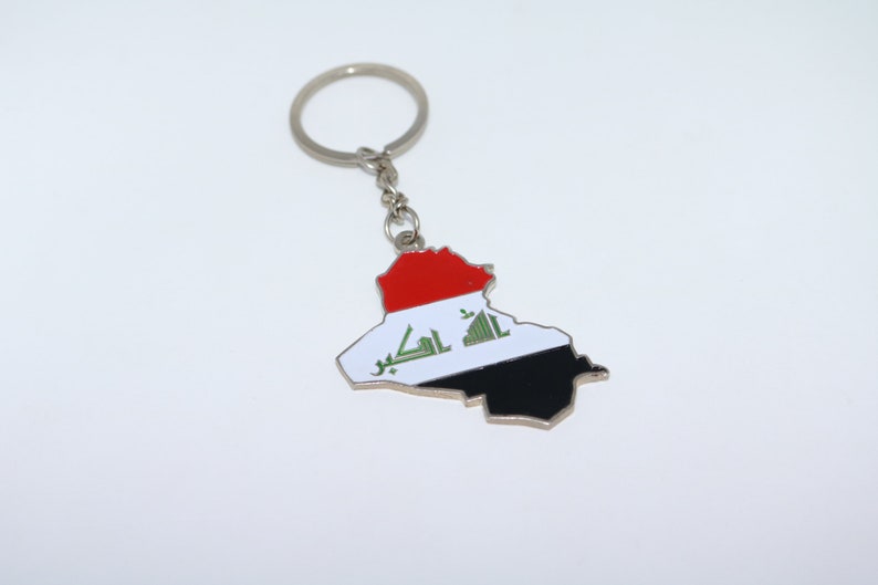 Key Chains Iraq Design Iraq Map Iraq Pendant Iraq Flag | Etsy