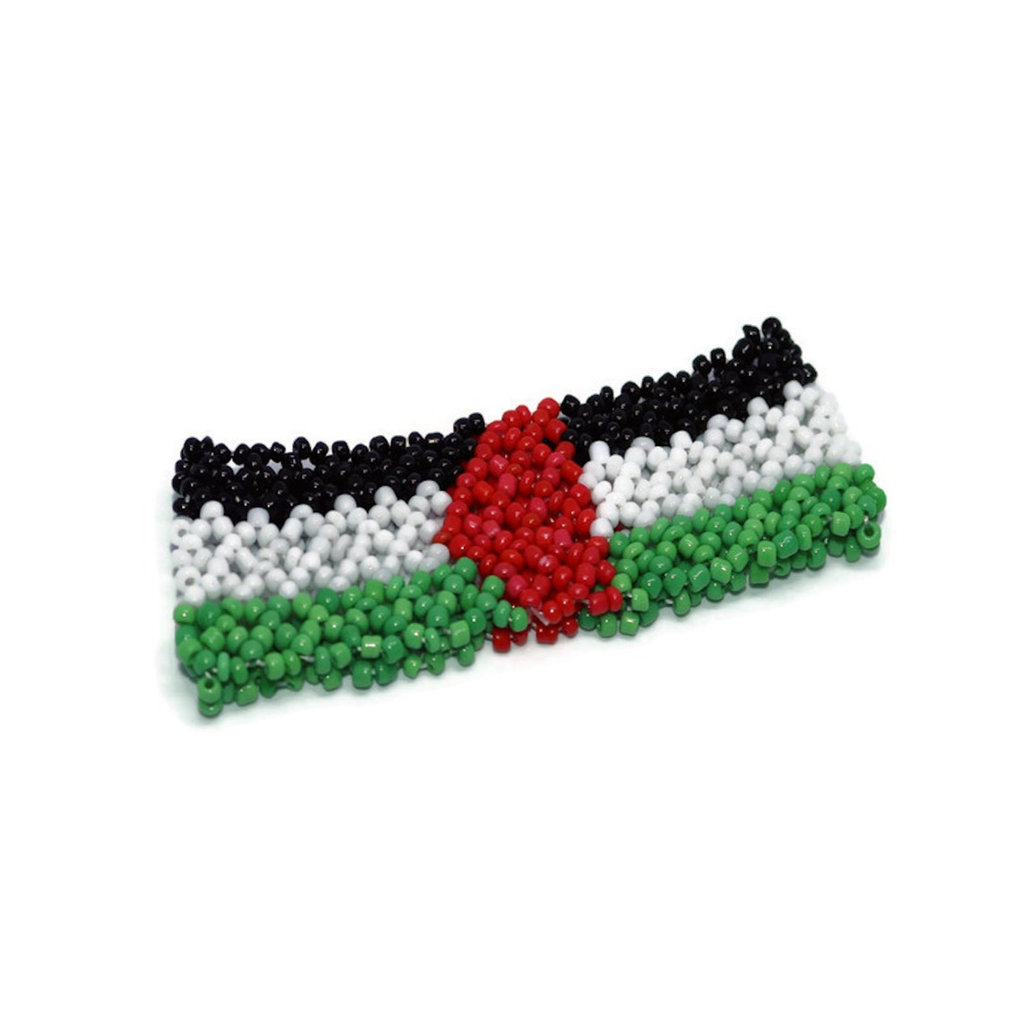 Palestine Bracelet Palestine Flag Design Bracelet Beaded | Etsy