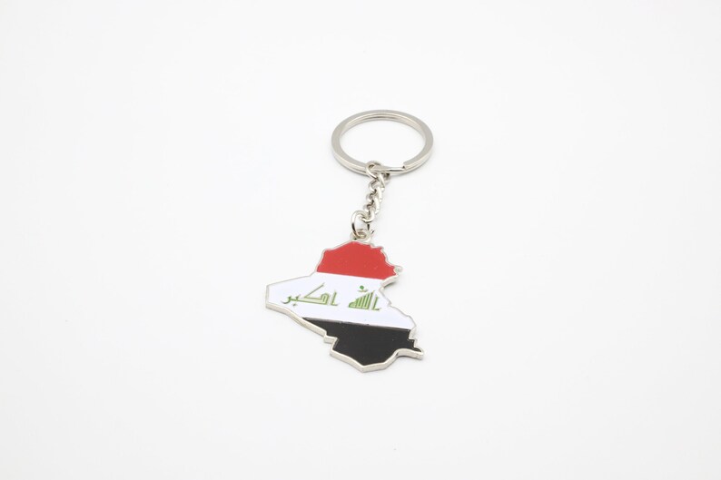 Key Chains Iraq Design Iraq Map Iraq Pendant Iraq Flag - Etsy