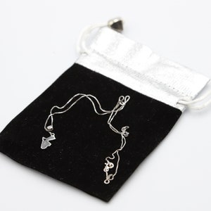 Jordan Pendant , Jordan Necklace , 925 Sterling Silver , Map Pendant ...