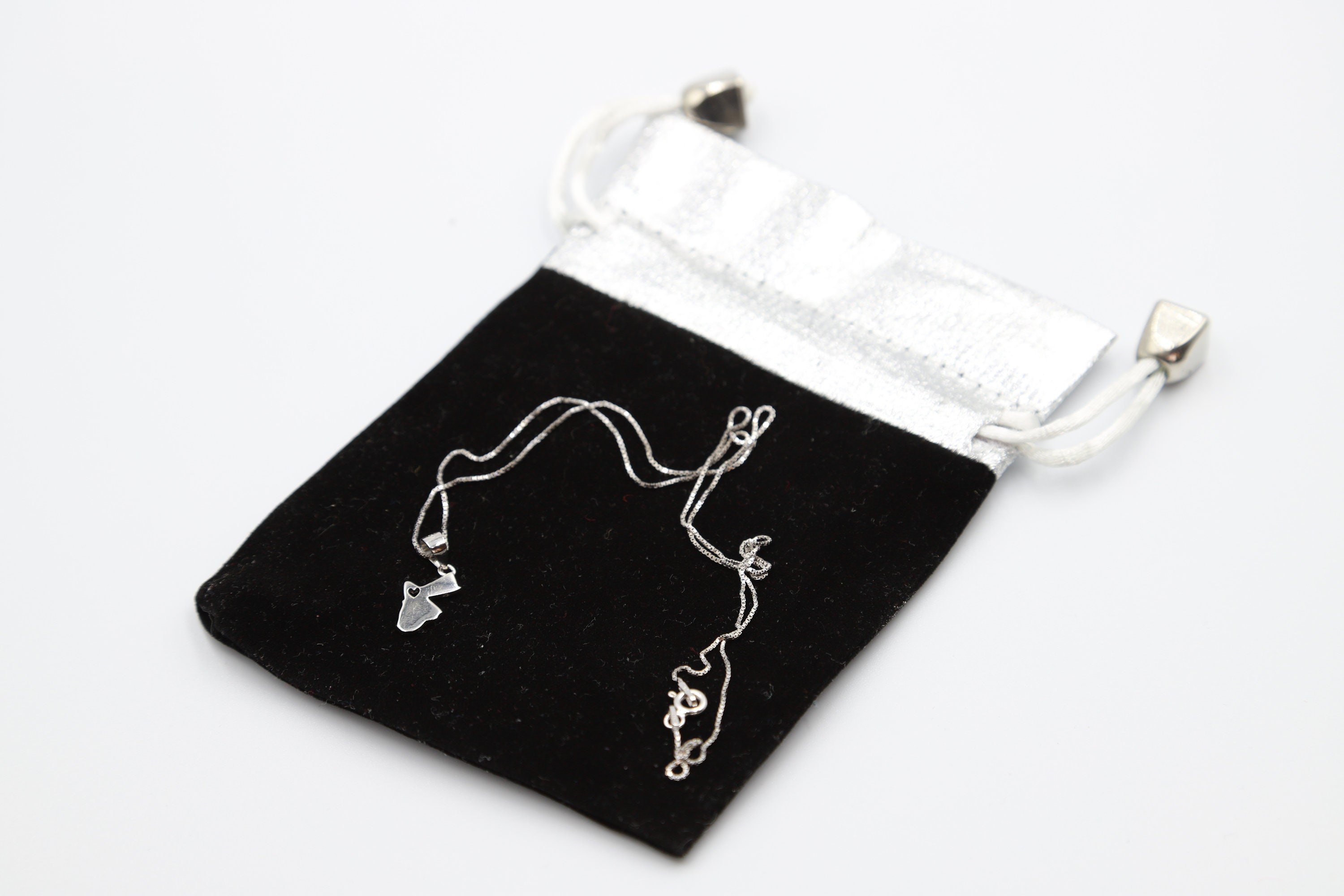 Jordan Pendant Jordan Necklace 925 Sterling Silver Map - Etsy