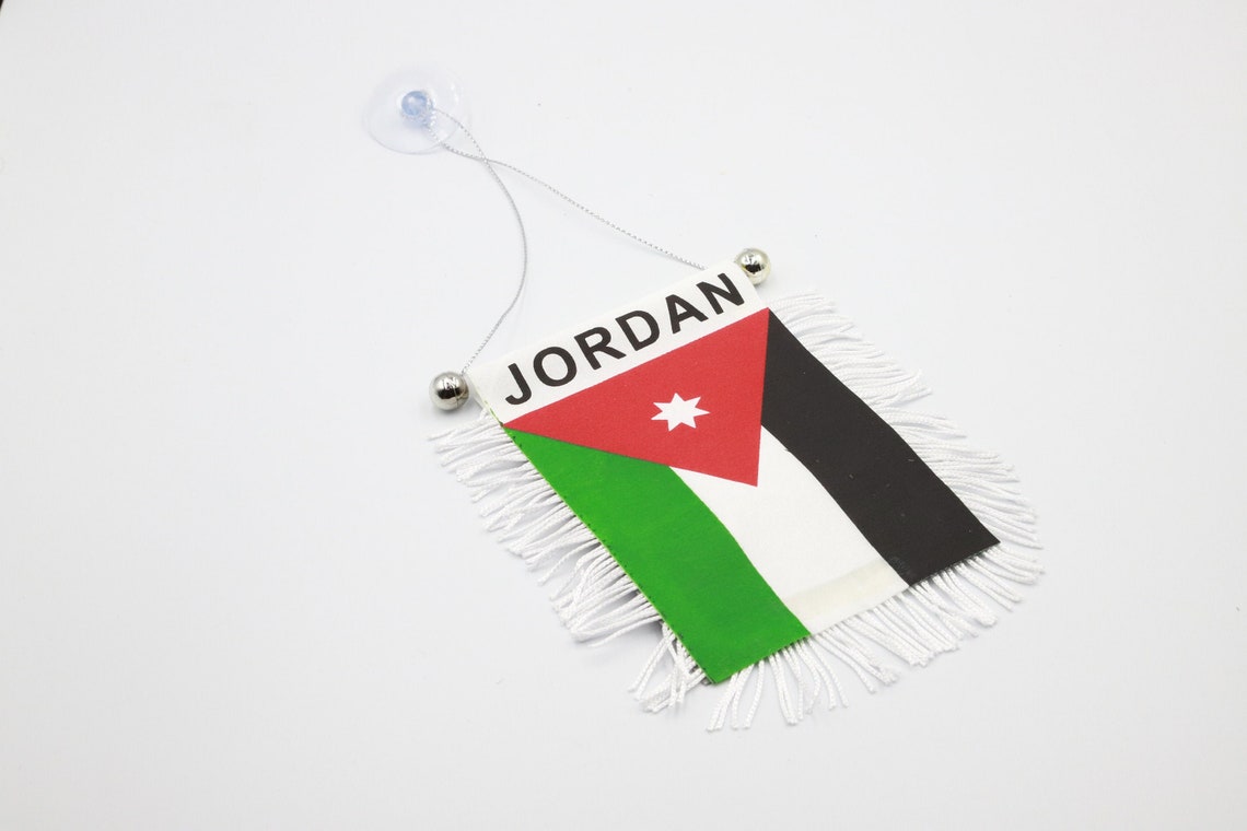 Flag of Jordan Jordan Flag Mini Banner Jordan Design - Etsy