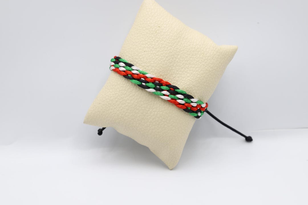 Palestine Bracelet , Palestinian , Cord Flag Palestine Bracelet , Men ...