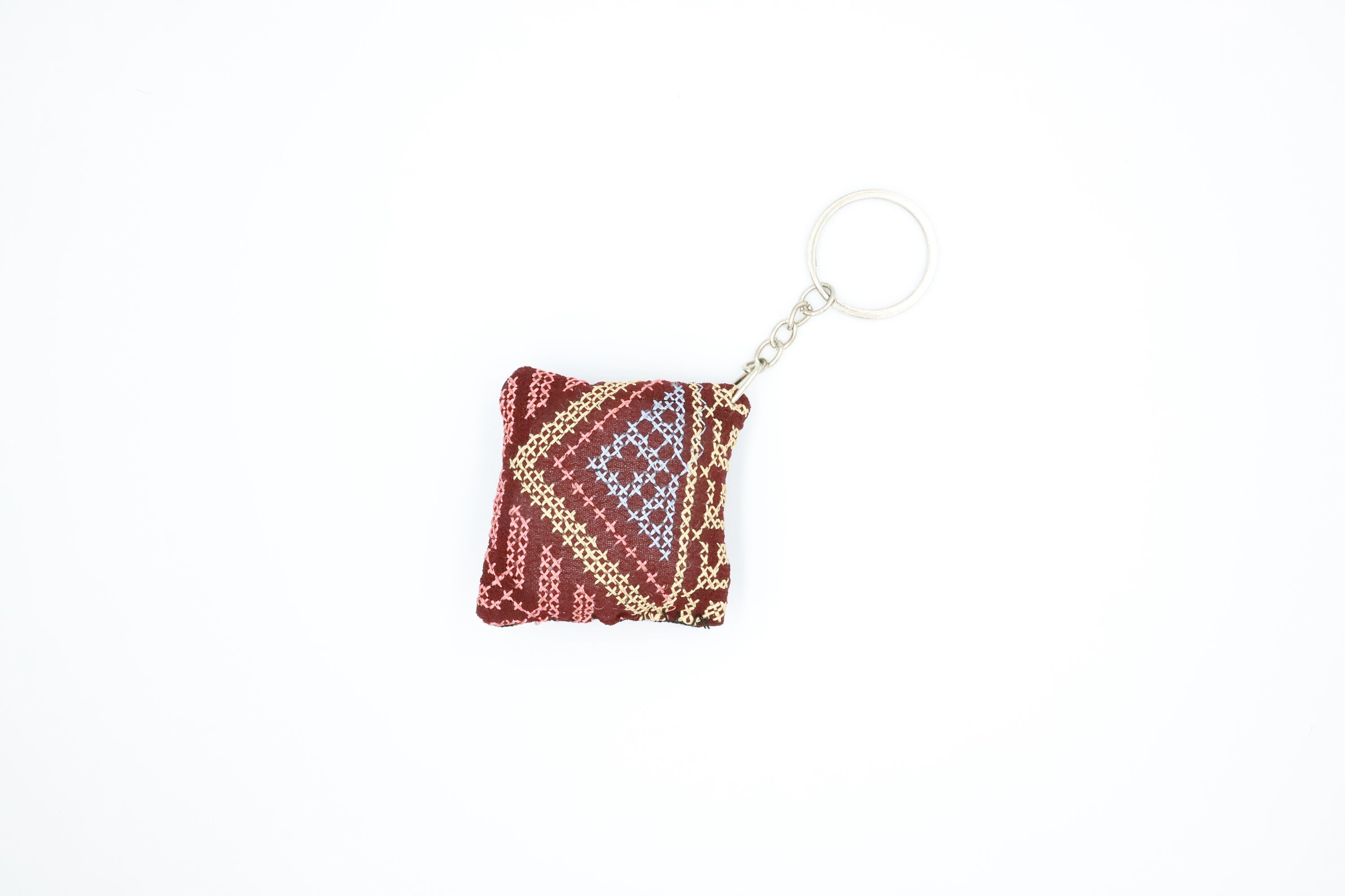 Handmade Tatreez Embroidered Pillow Key chain | Etsy