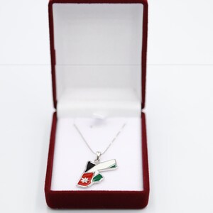 Jordan Necklace , Jordan Pendant , 925 Sterling Silver , Map Pendant ...