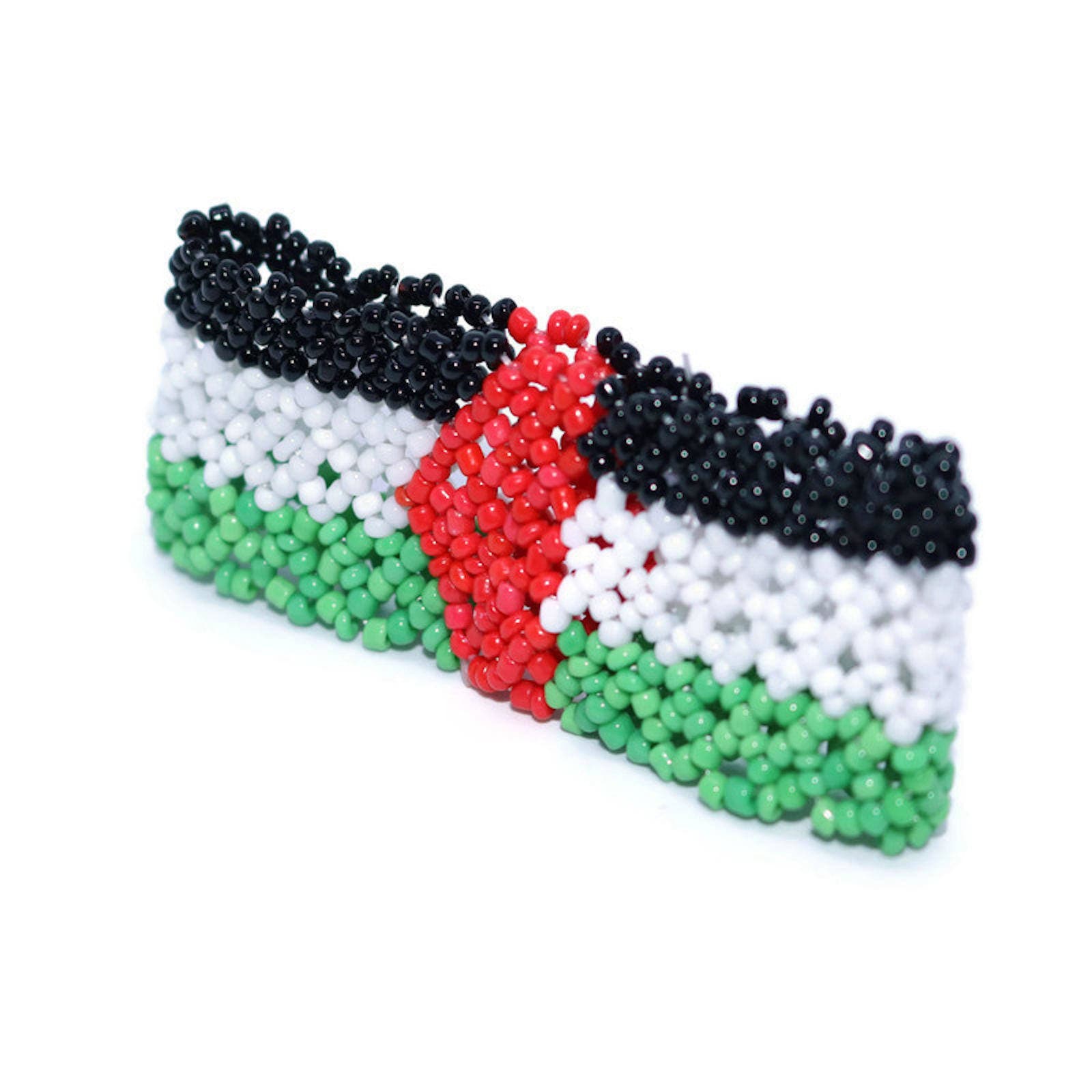 Palestine Bracelet Palestine Flag Design Bracelet Beaded | Etsy