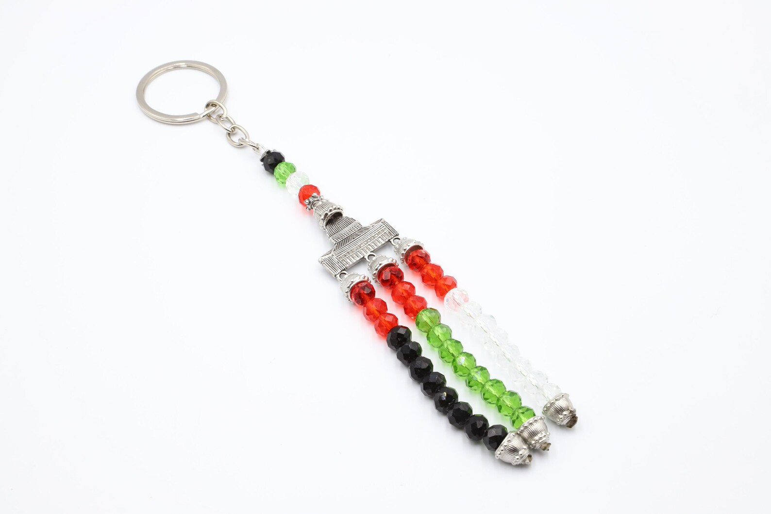 Palestine Flag Crystal Key Chain Palestine Design - Etsy