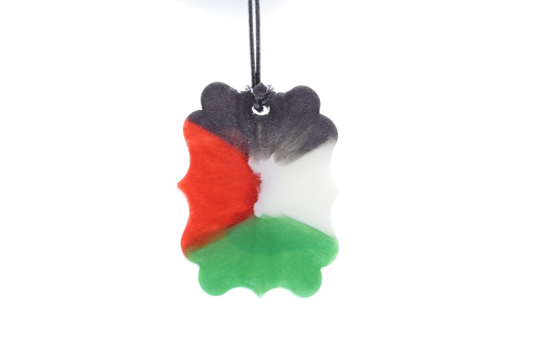 Palestine Flag Resin Banner , Palestine Flag Resin , Mirror Hanger ...