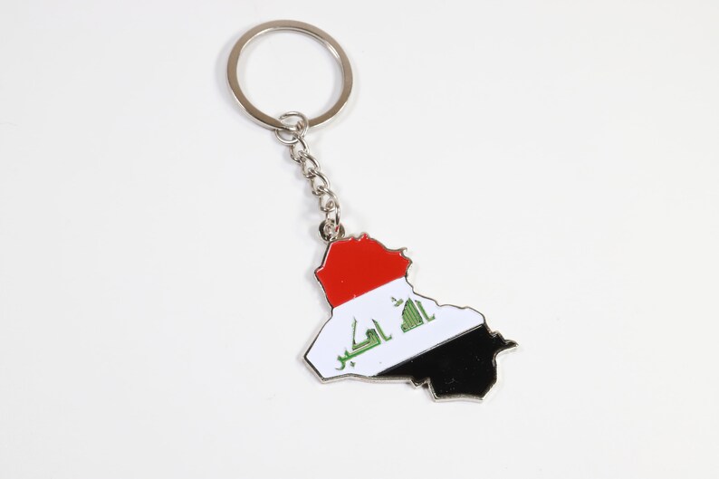 Key Chains Iraq Design Iraq Map Iraq Pendant Iraq Flag | Etsy