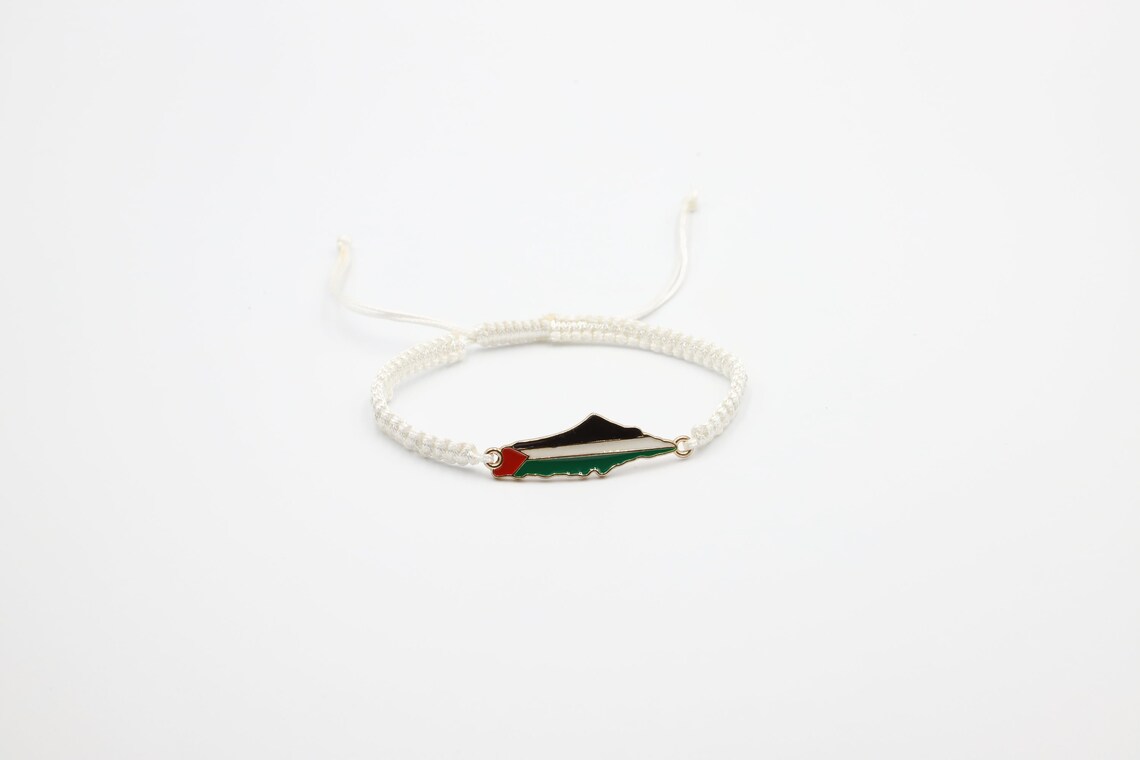 Palestine bracelet Palestinian Cord bracelet Men | Etsy