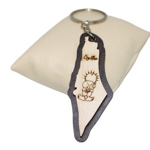 Key Chains , Palestine Design , Palestine Map , Palestine Pendant , Map ...