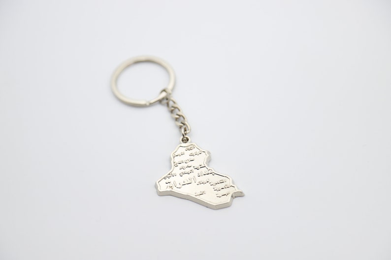 Iraq Map Key Chain Iraq Design Iraq Map Iraq Pendant | Etsy